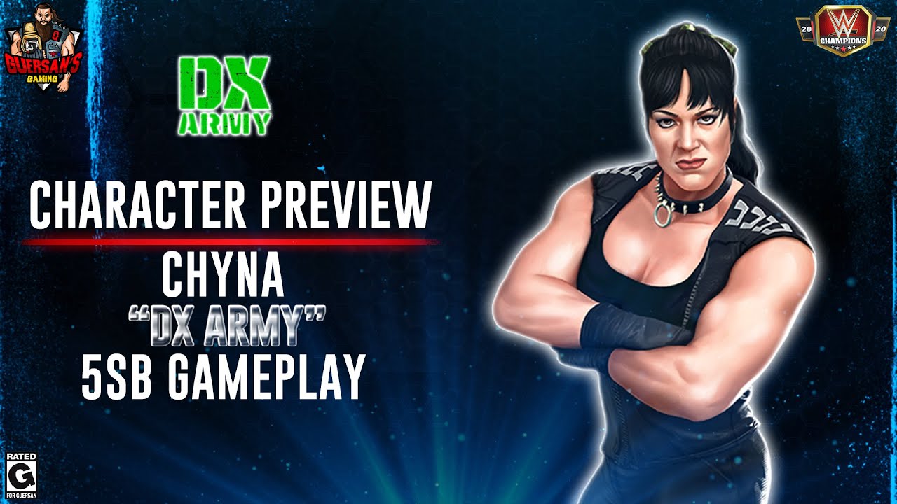 Character Preview: Chyna "DX Army" 5SB Gameplay ! / WWE Champions 😺 ...