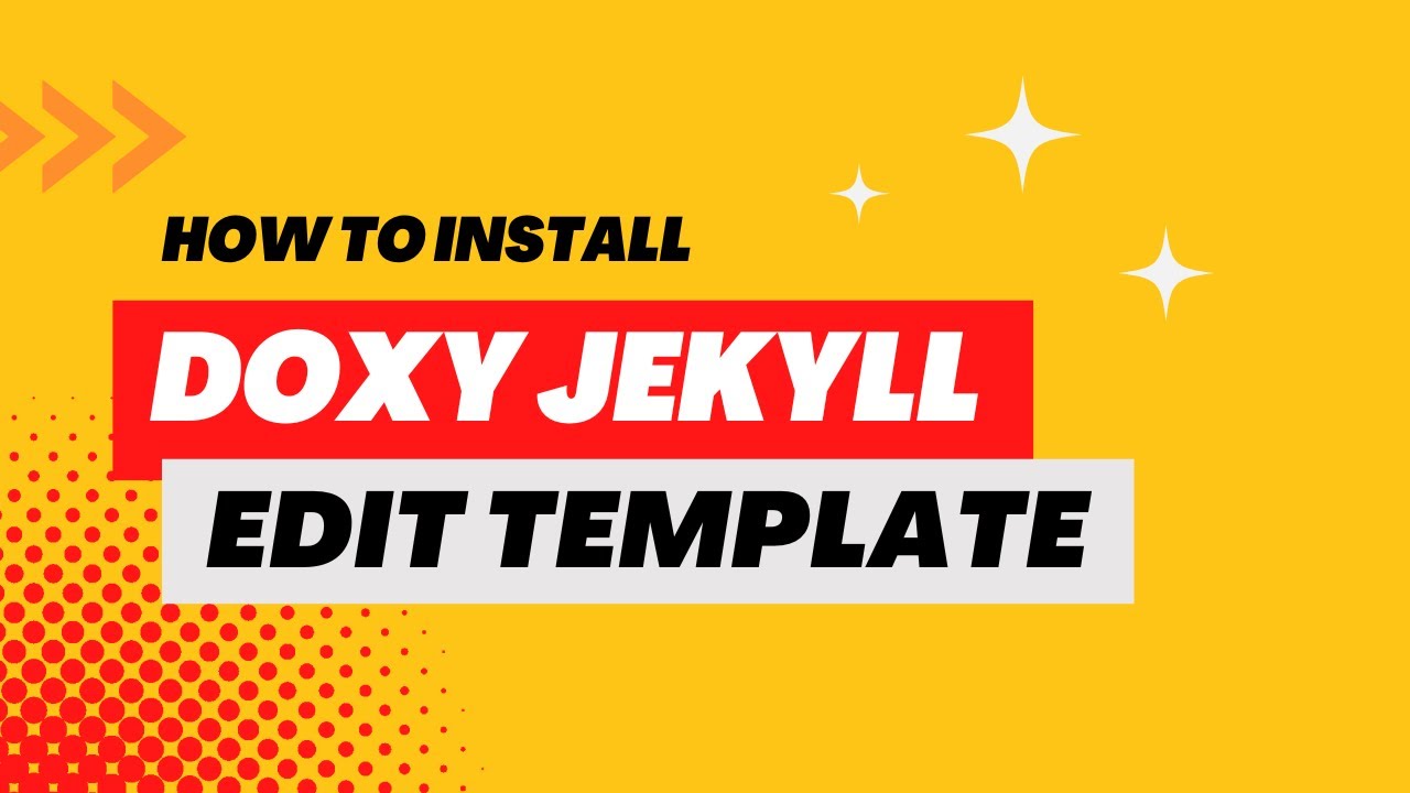 How to install Doxy Jekyll Theme and Customize with Gulp [Tutorial] - YouTube