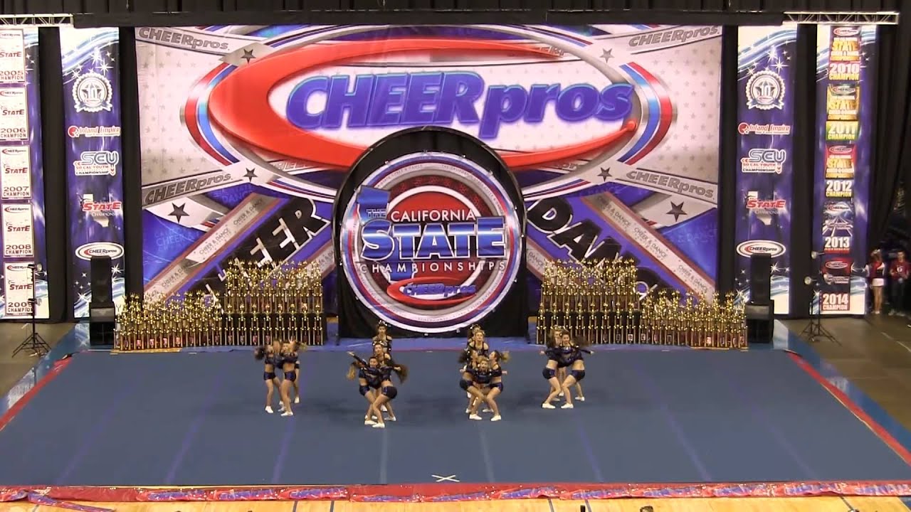 California Bullets Jr Black @ CheerPros Ontario 2014 - YouTube