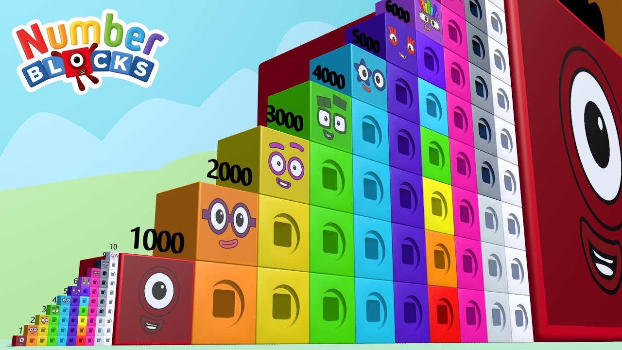 Looking for Numberblocks Step Squad 1 vs 10000 to 20000000 MILLION ...