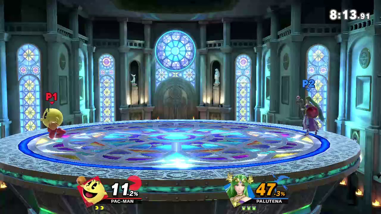 AMicrowave (palutena) vs xblade (pacman) - YouTube