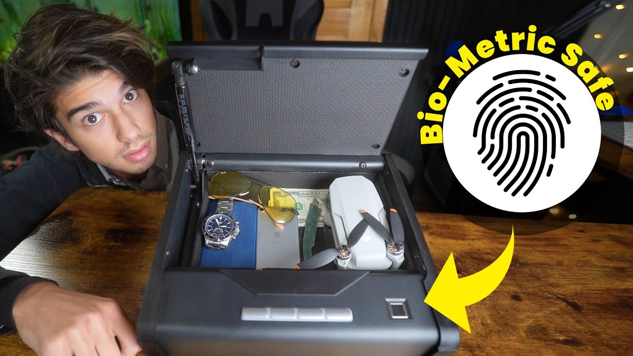 BOFON Biometric Fingerprint Safe! Review - Password Setup Tutorial ...