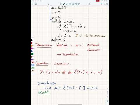 Correction exercice invariant de boucle While : exemple du nombre d ...