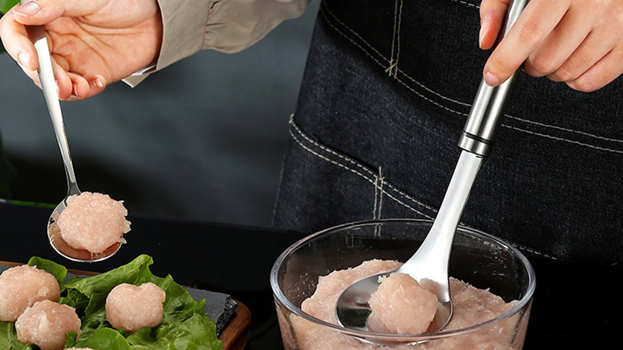 Non-Stick Creative Meatball Maker Spoon Review 2020 - YouTube