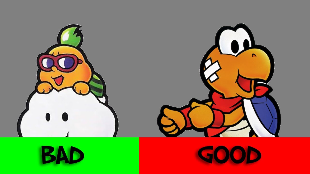 Paper mario partners tier list (from paper mario64 and ttyd) - YouTube