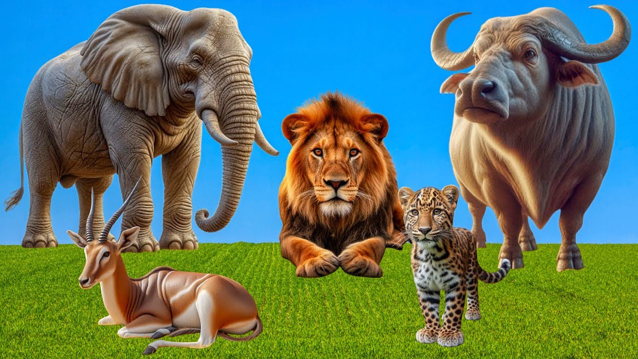 Sounds of African Animals: Chimpanzee, Tiger, Impala, Zebra, Hyena ...