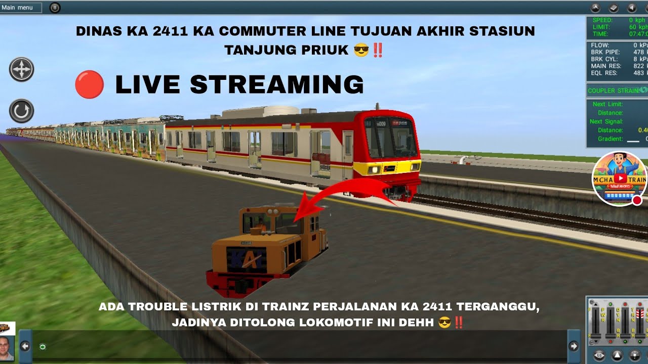 DINAS KA 2411 KA COMMUTER LINE TUJUAN AKHIR STASIUN TANJUNG PRIUK 😎‼️ ...
