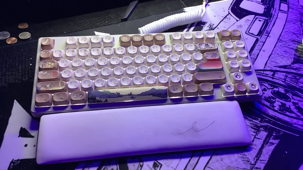 transforming my magnetic keyboard - YouTube