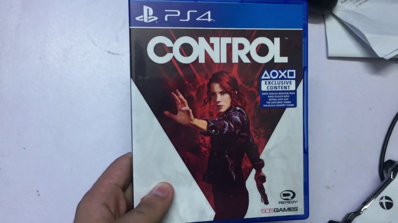 Unboxing Control PS4 Game - Early Access - YouTube