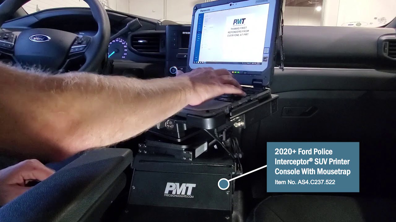 2020+ Ford Police Interceptor Utility In Printer Console - YouTube