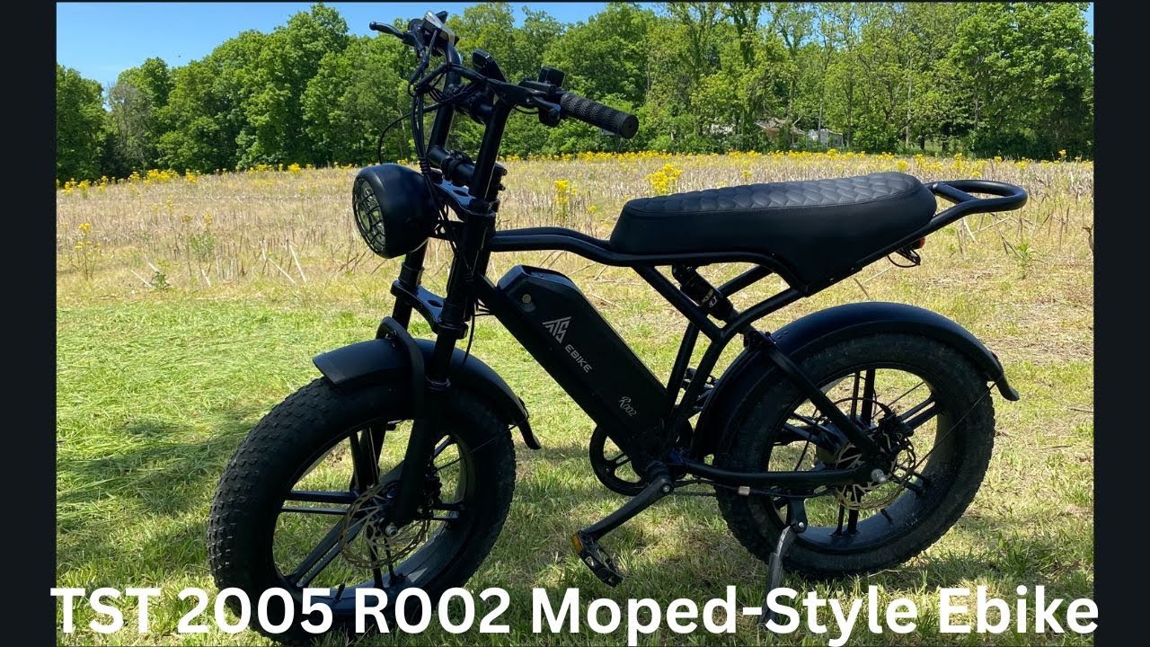 E-Bike Review | TST 2005 R002 Moped-Style Ebike | #TSTEbike #TSTR002 ...