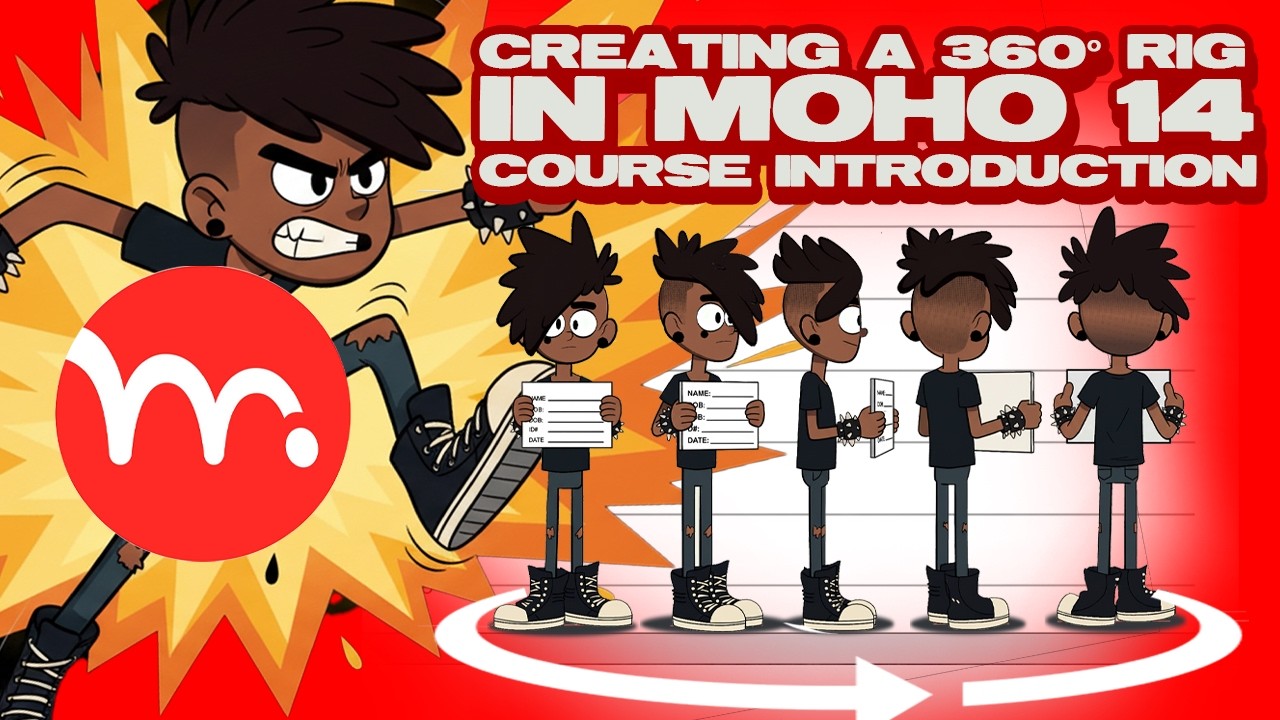 Creating a 360° Character Rig in Moho 14 — Course Trailer Full ...