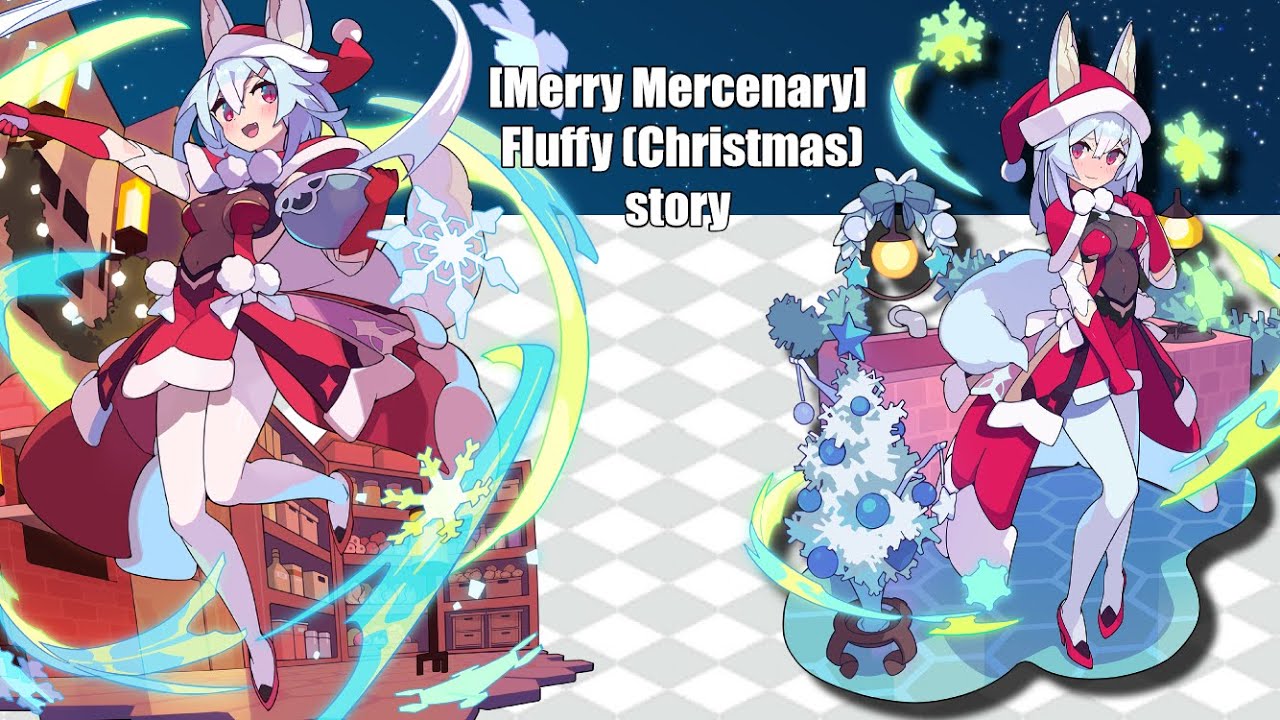 World Flipper character story: [Merry Mercenary] Fluffy (Christmas) # ...