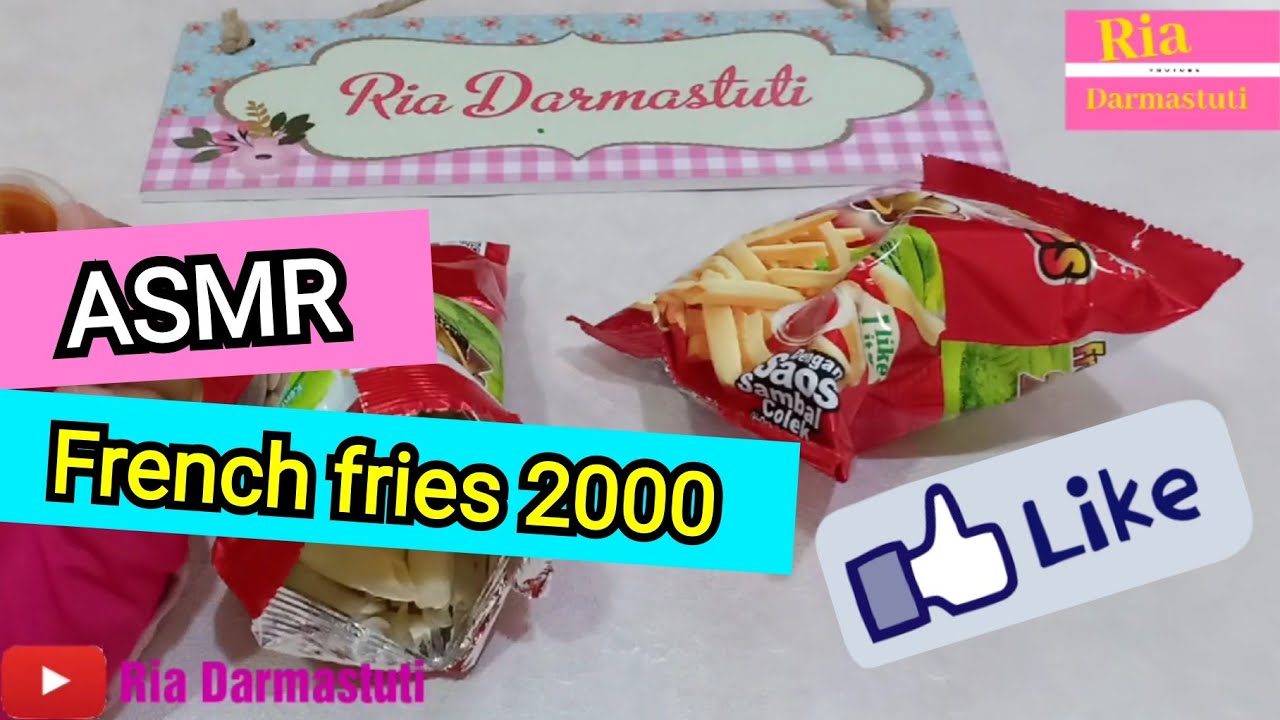 ASMR French Fries 2000 - Mukbang French fries ASMR Eating Sounds - YouTube