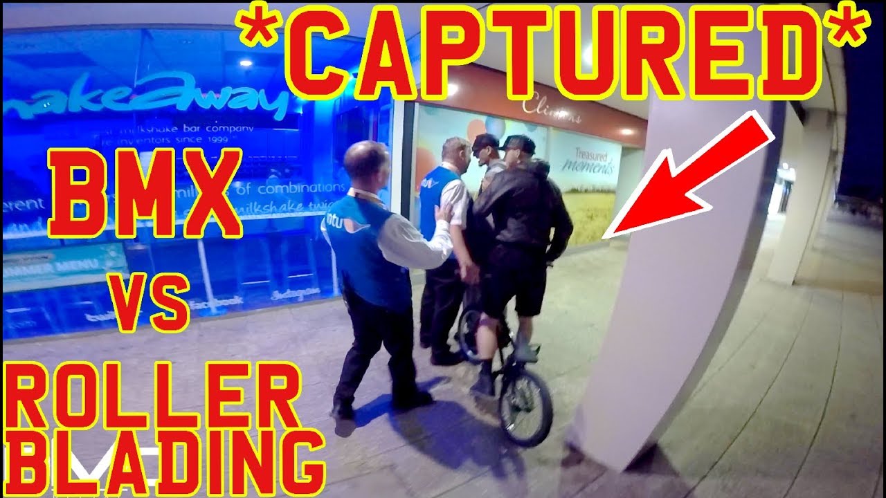*CAPTURED* ROLLERBLADING IN A MALL!! *WITH RYAN TAYLOR* - YouTube