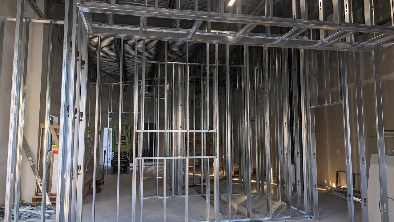 Steel Stud Job Complete 2 Days! - YouTube