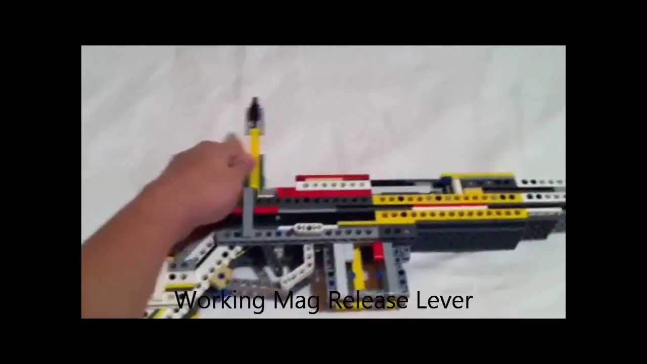Lego Bolt Action Rifle (working brickshooter + shell ejecting) - YouTube