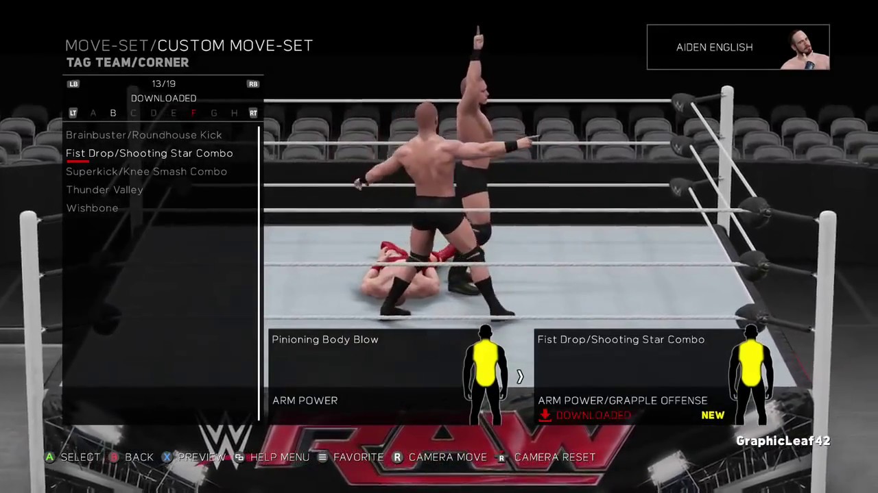 WWE 2K17 DLC NEW MOVES: TAG TEAM MOVES - YouTube
