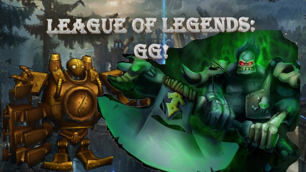 League Of Legends Match 1 Part 2: GG! - YouTube