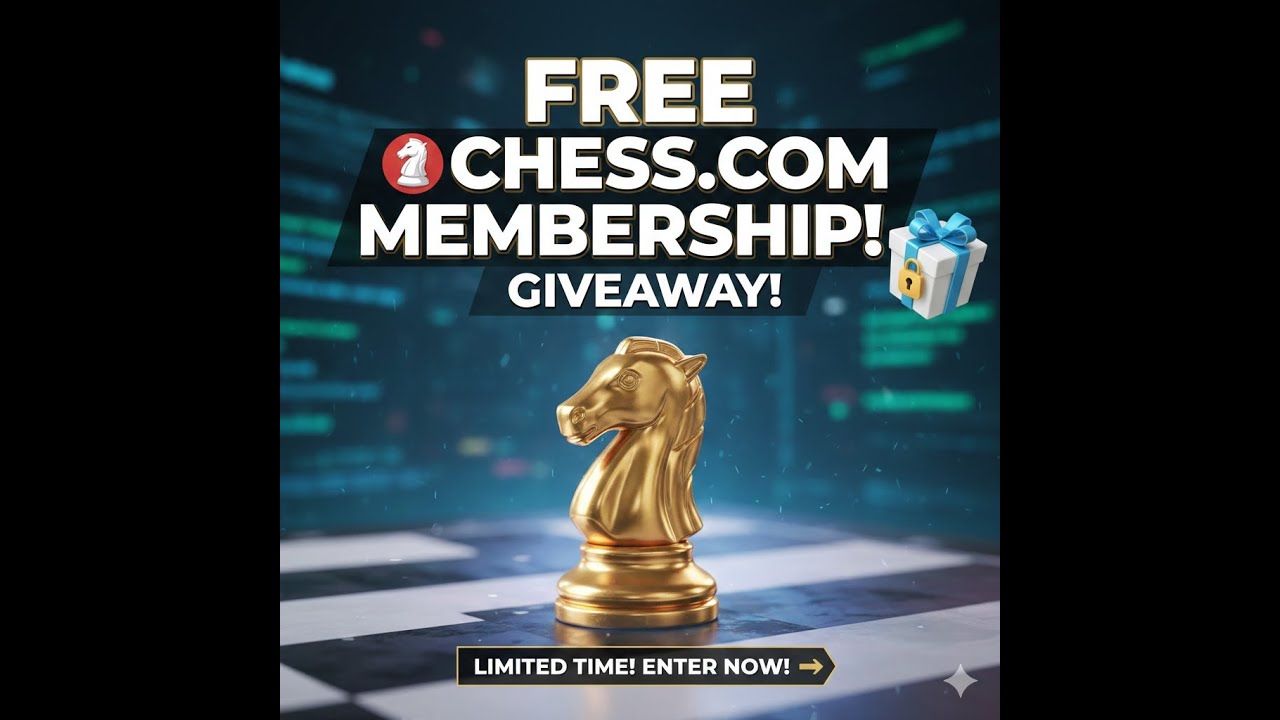 chess.com membership giveaway #chessstream - YouTube