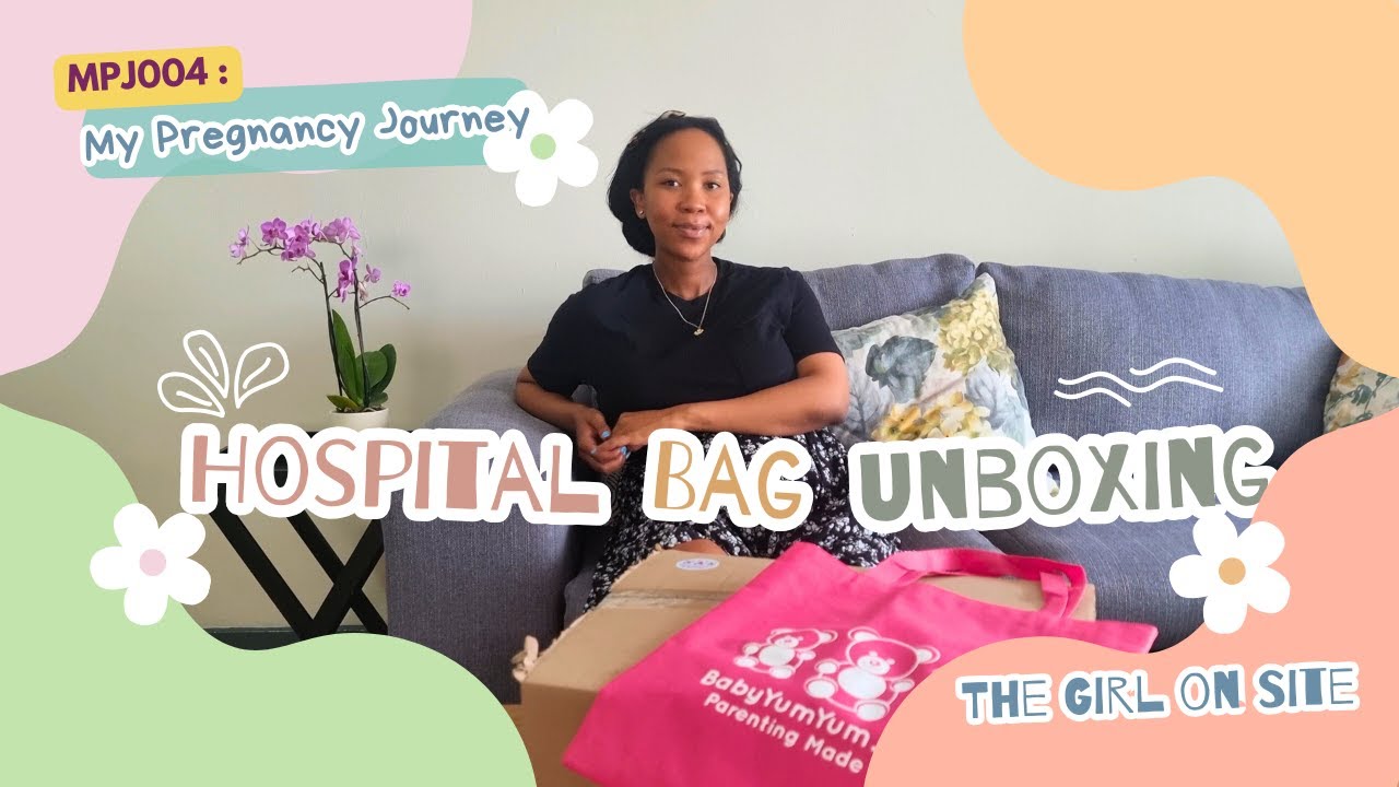 MPJ004 Hospital Bag Unboxing with Baby Yum Yum | Prepping for birth and ...