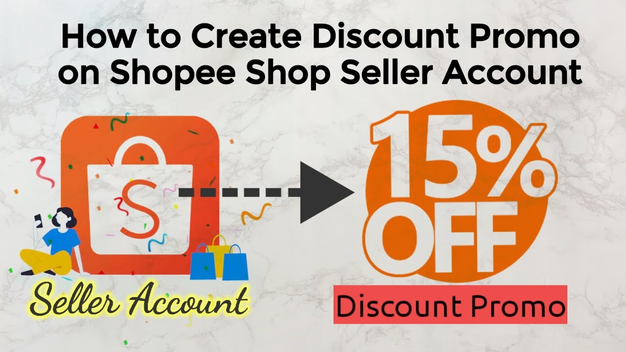 How to create discount promo on Shopee Seller Account - YouTube