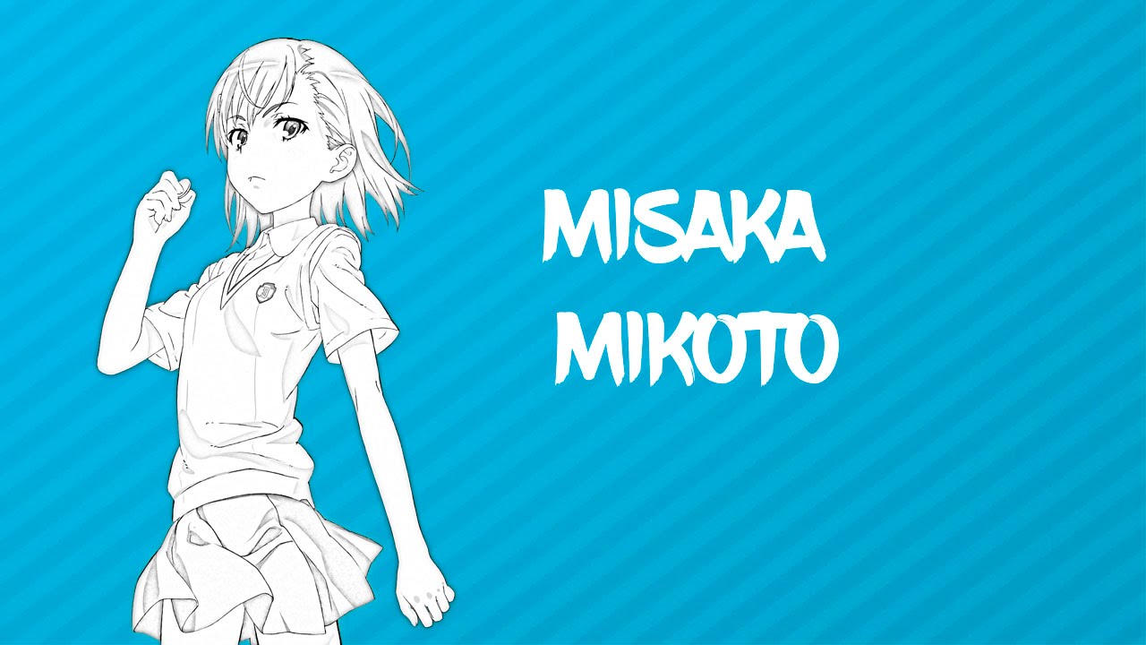 Speed Drawing: Misaka Mikoto - To Aru Kagaku no Railgun - YouTube
