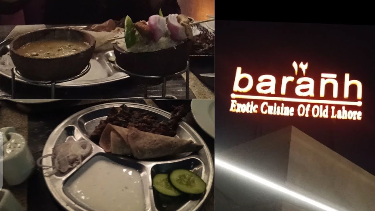 Baranh (12) rooftop restaurant || exotic cuisine of old Lahore ...