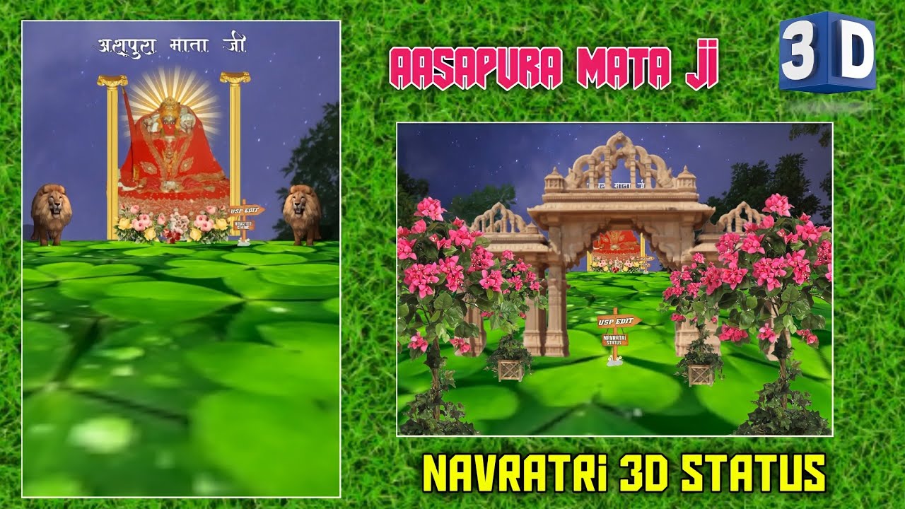 ashapura mata 4k status 🔥🔥 ashapura mata 3d status आशापुरा माता स्टेटस ...