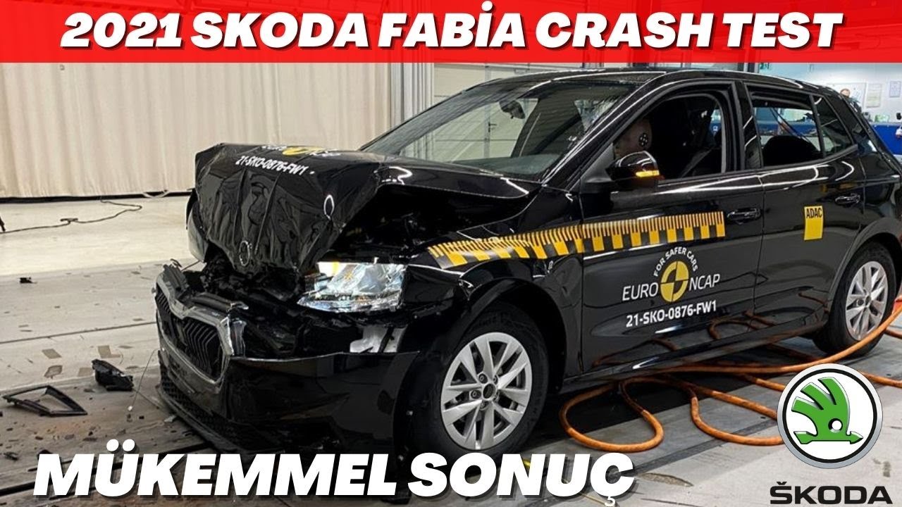 2021 SKODA FABİA CRASH TEST - YouTube