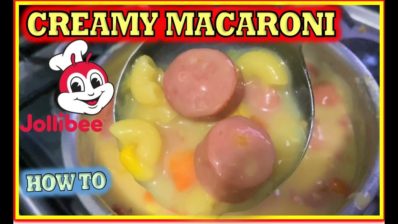 HOW TO COOK JOLIBEE CREAMY MACARONI SOUP SOPAS SA JOLIBEE) - YouTube