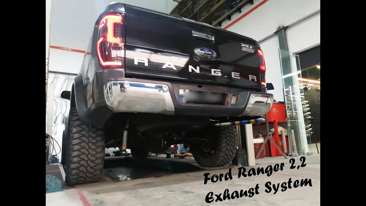 Ford Ranger 2.2 Full Exhaust System from K1 Racing - YouTube