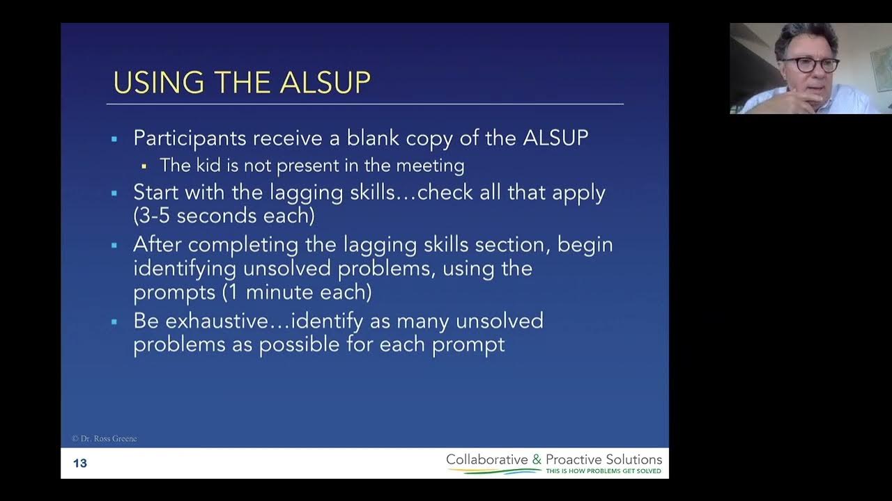 Assessment of Lagging Skills & Unsolved Problems - YouTube