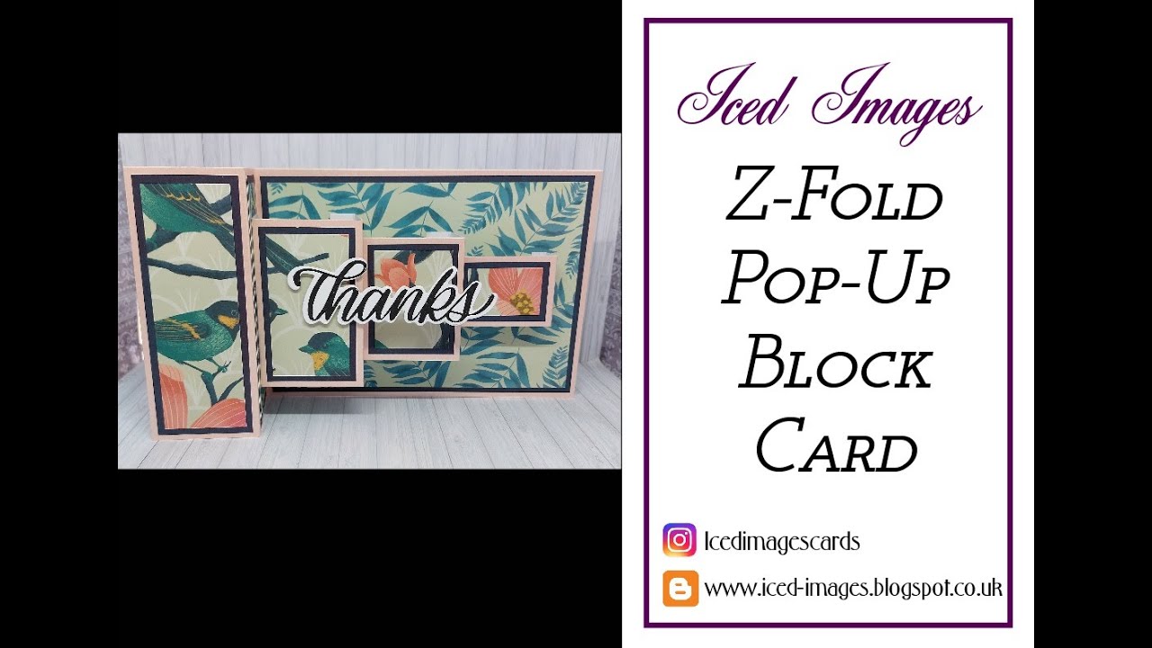 Z Fold Pop Up Block Card - YouTube