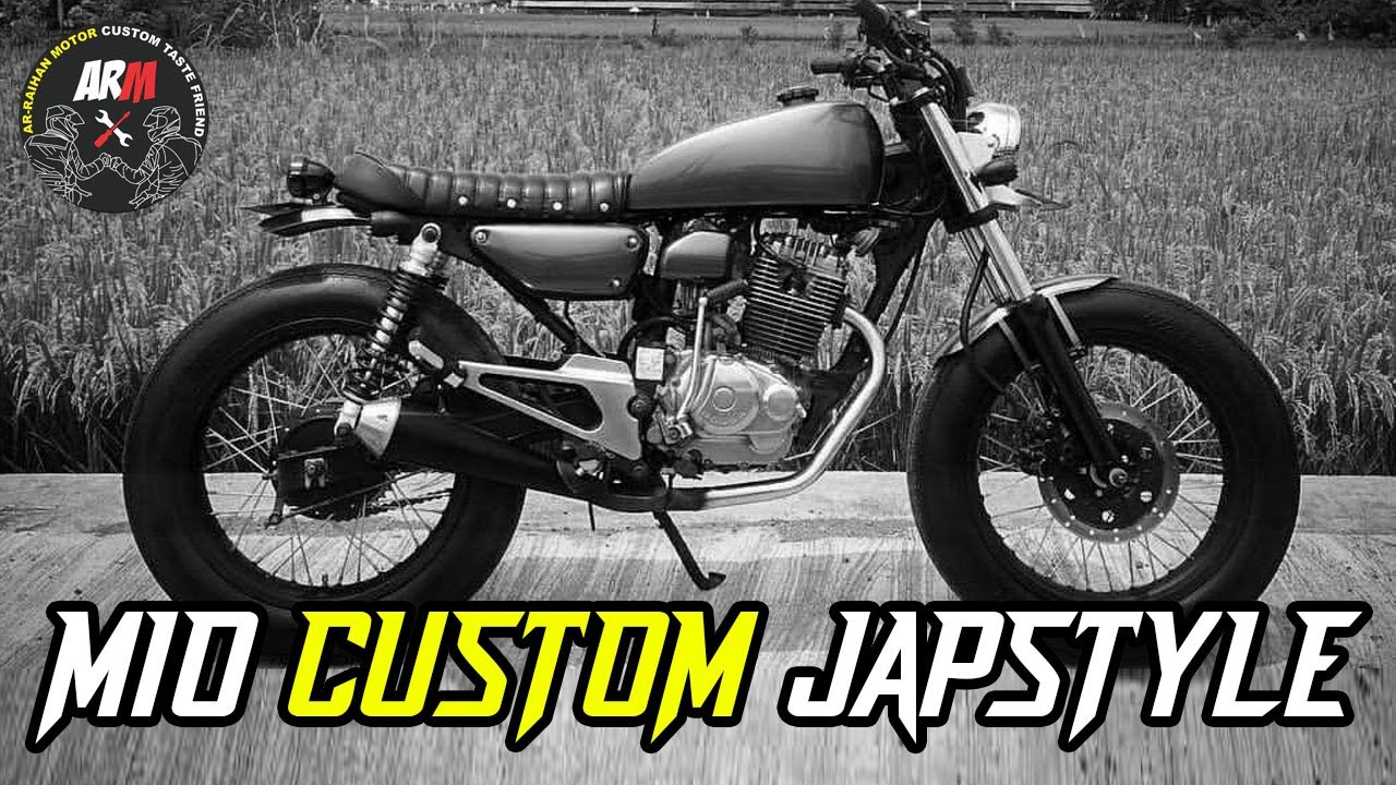 YAMAHA MIO MATIC CUSTOM JAPSTYLE !! - #ARMCustom - YouTube