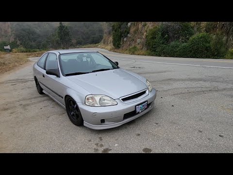 #4 - 2000 Honda Civic HX - Asuza Canyon Uphill Cruise - YouTube