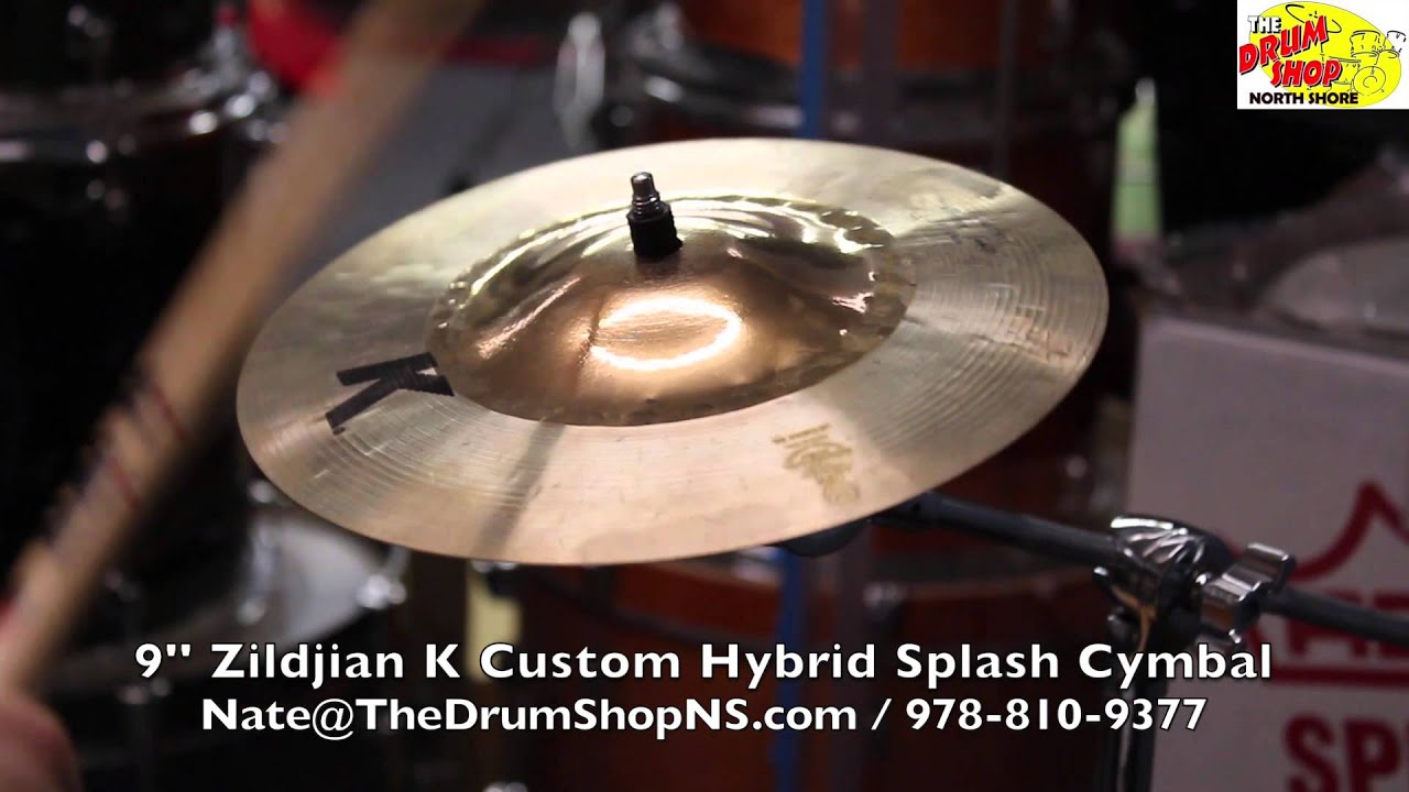 Zildjian K Custom Hybrid Splash 9'' - The Drum Shop North Shore - YouTube