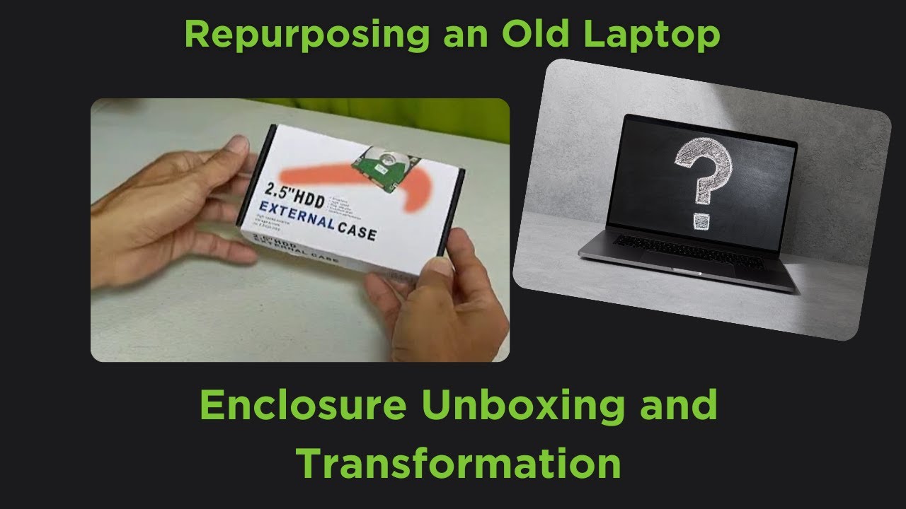 Repurposing a Hard Drive for an Old Laptop | Step by Step guide - YouTube