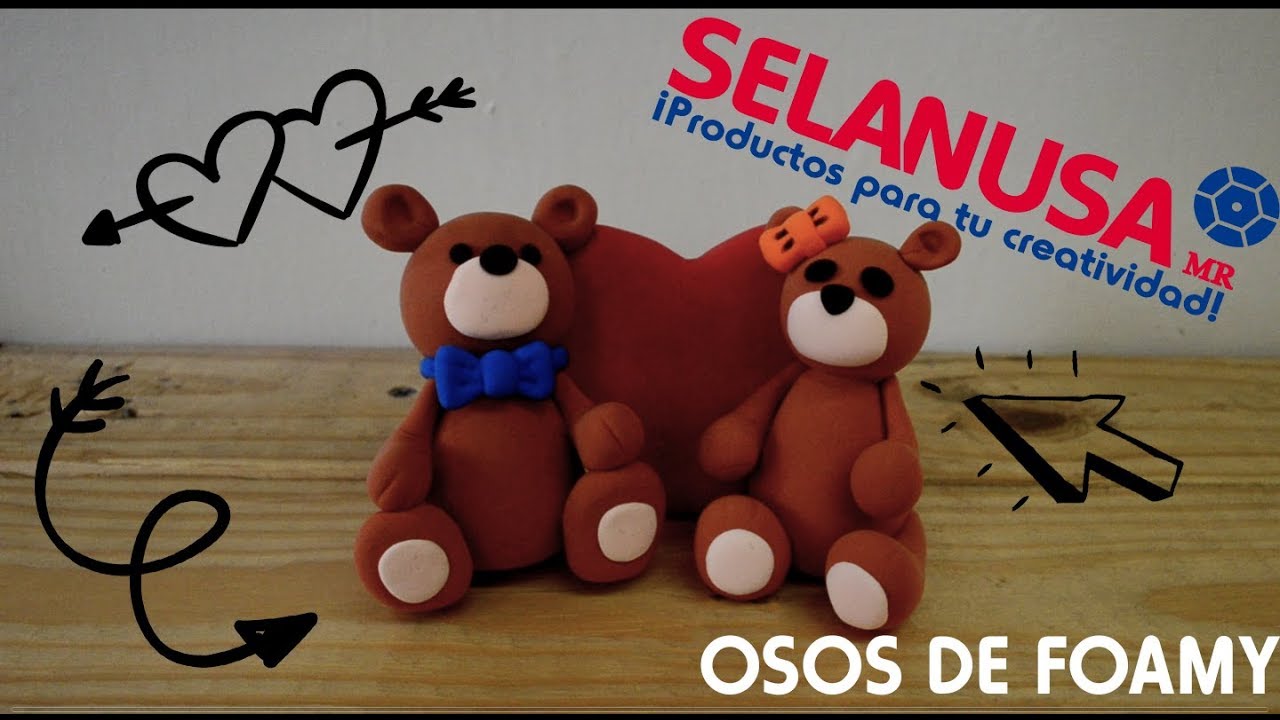 Osos de FOAMY MOLDEABLE - YouTube