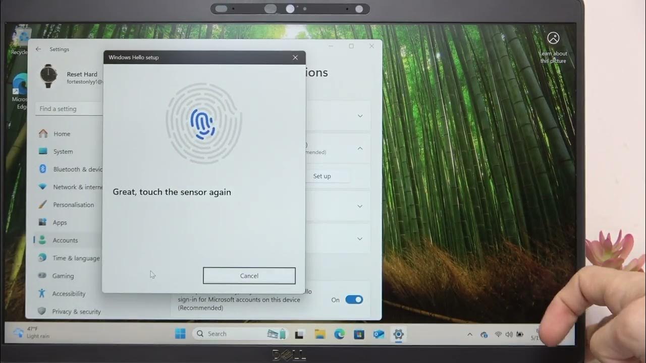 DELL LATITUDE 5420 – How to Set Up Fingerprint Unlock - YouTube