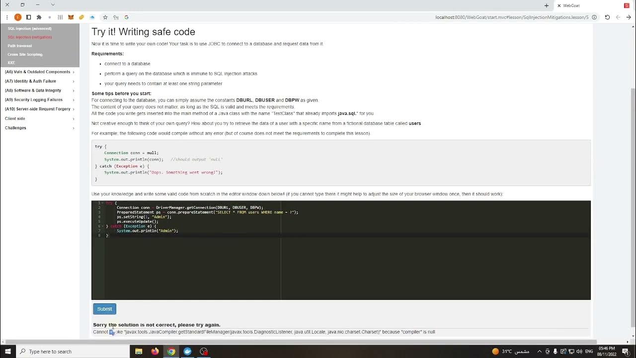 SQL Injection mitigation - YouTube