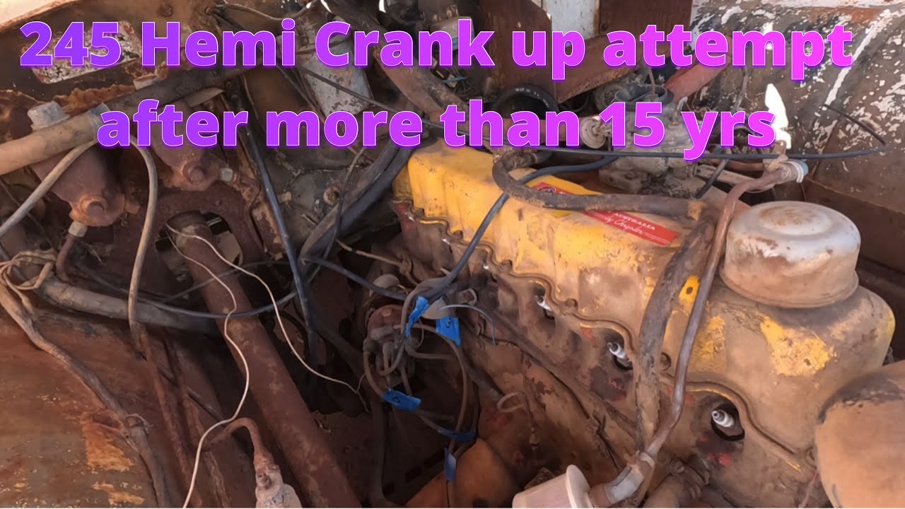 245 Hemi crank up attempt - YouTube