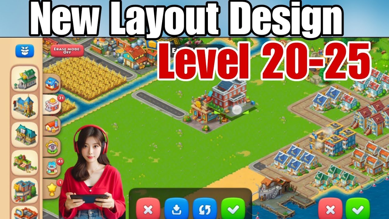 Township: Layout Design Level 20-25 - YouTube