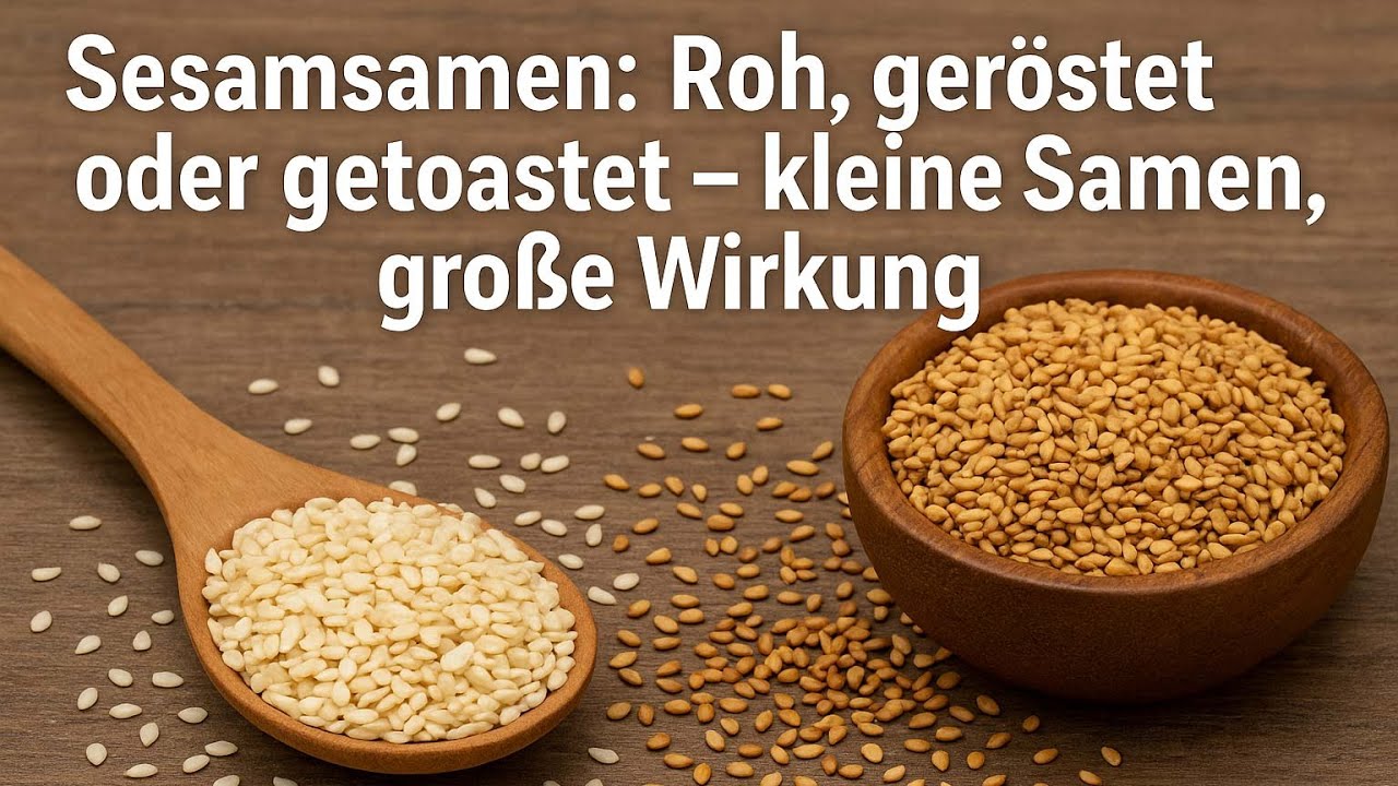 Die geheime Kraft der winzigen Sesamsamen entdecken - YouTube