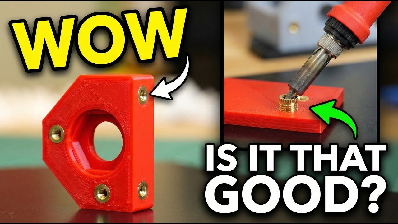 ULTIMATE Threaded Insert Press: Build this Tool Today - YouTube
