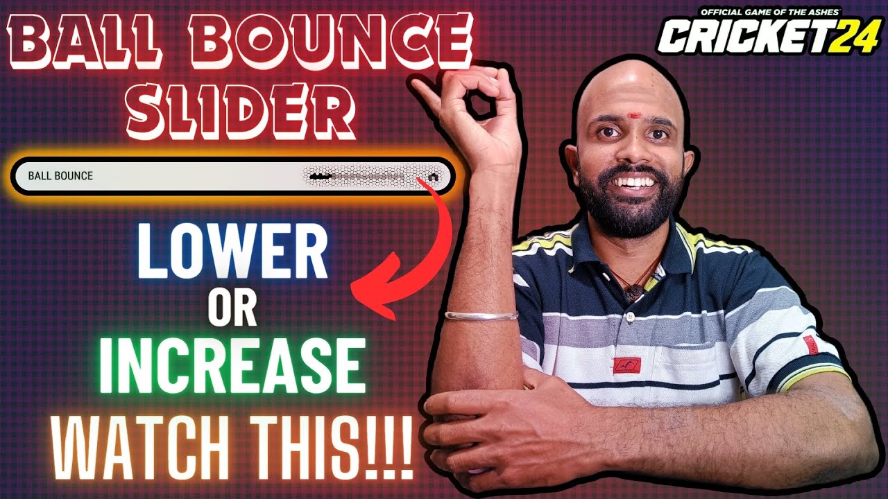 Ball Bounce Slider || What Does It Actually Do || Cricket 24 || - YouTube