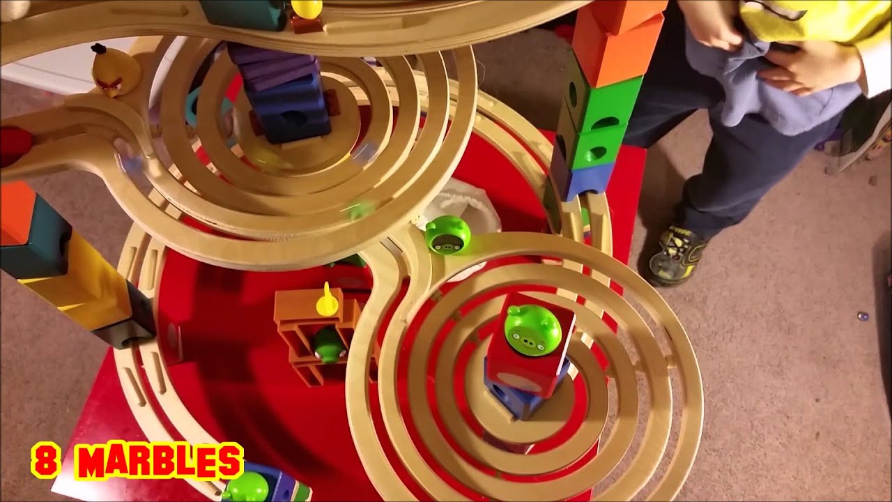 ANGRY BIRDS MARBLE MAZE COUNTING TO 10 PRESCHOOL KINDERGARTEN - YouTube