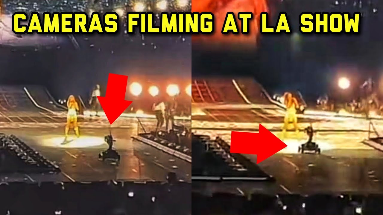 Taylor Swift FILMING Eras Tour Concert Film In LA!!! - YouTube