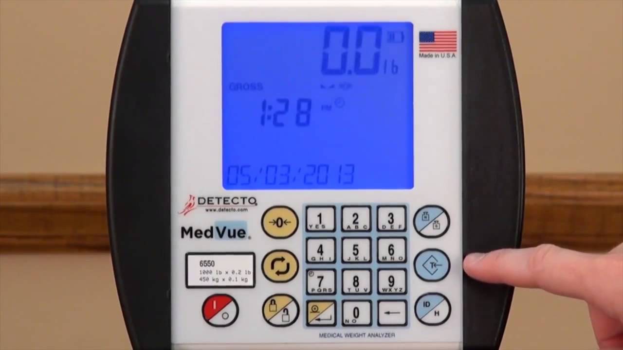 Detecto 6550 Set-up - YouTube