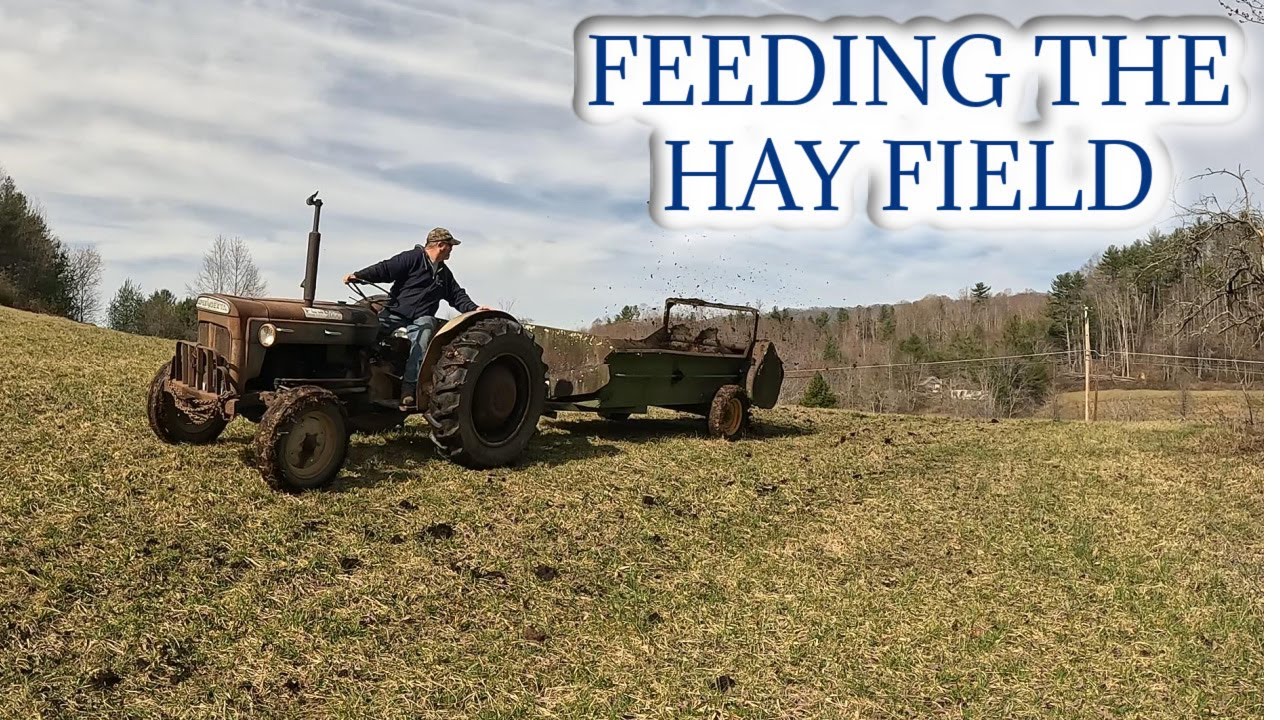 HOW WE FERTILIZE OUR HAY FIELDS - YouTube